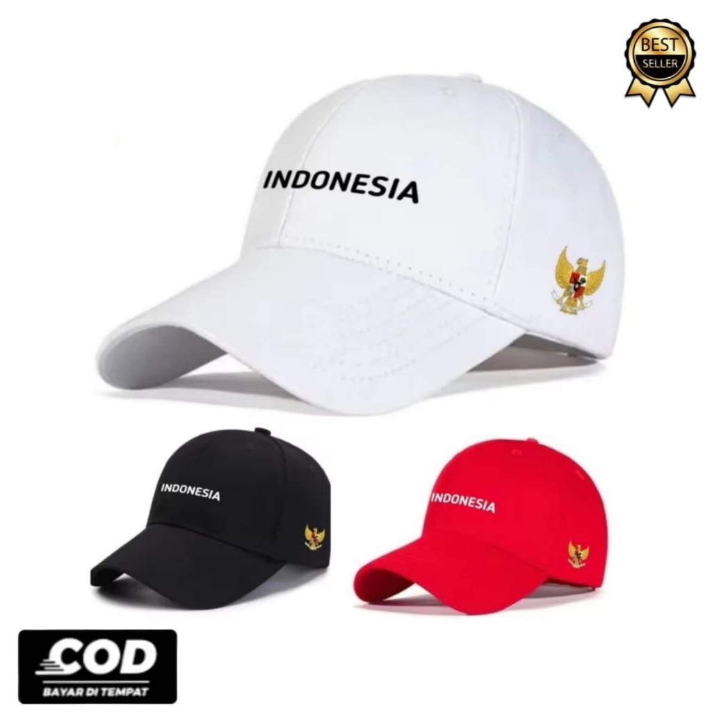 Latest Indonesian and Garuda logo baseball caps for men and women ...
