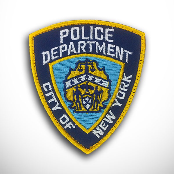 Patch NYPD New York Police Department Arm Badge Embroidered Logo Emblem ...