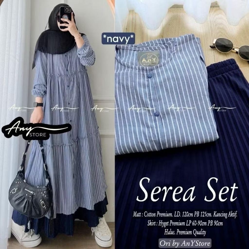 Serea Set| Serina 12 Sets| Siera Set| Zorea Pleated Skirt Set, Modern ...