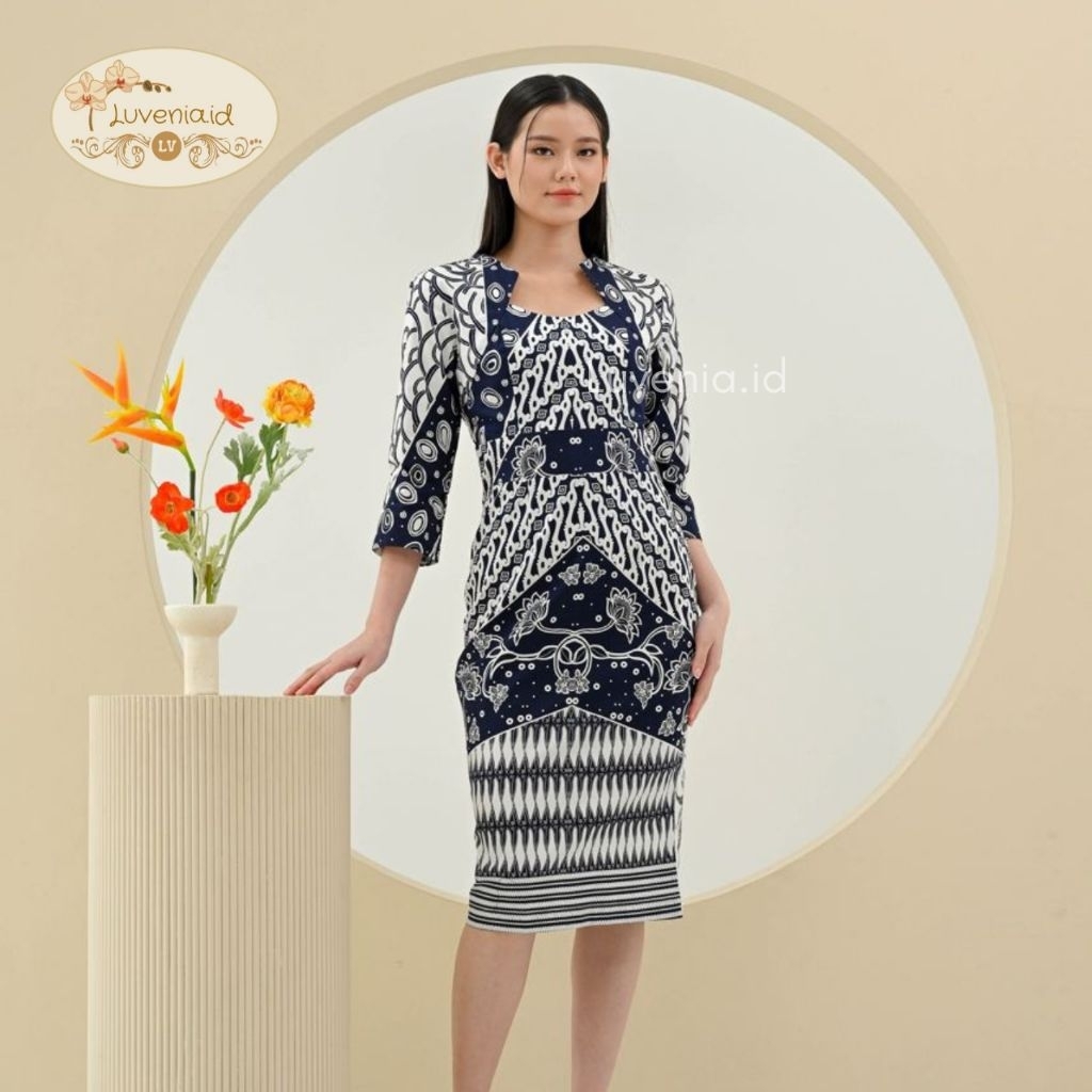 Women's Batik Dress 322P HT - Modern Batik / Couple Batik / Uniform ...