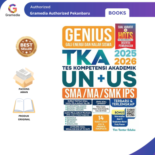 Gramedia - Genius TKA UN + US Academic Competency Test SMA/MA/SMK IPS ...