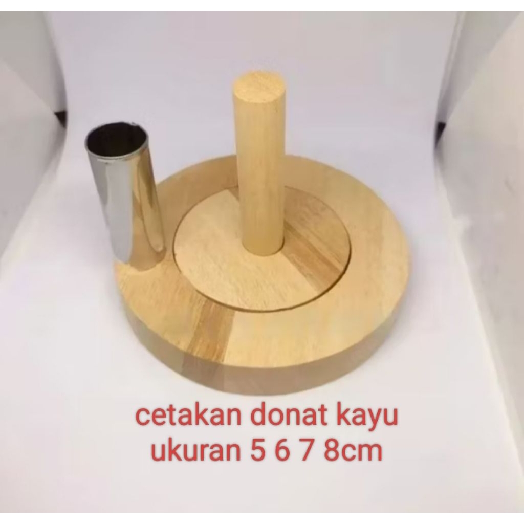 Wooden donut mold and hole punch set donut cake mold/ | Shopee Philippines
