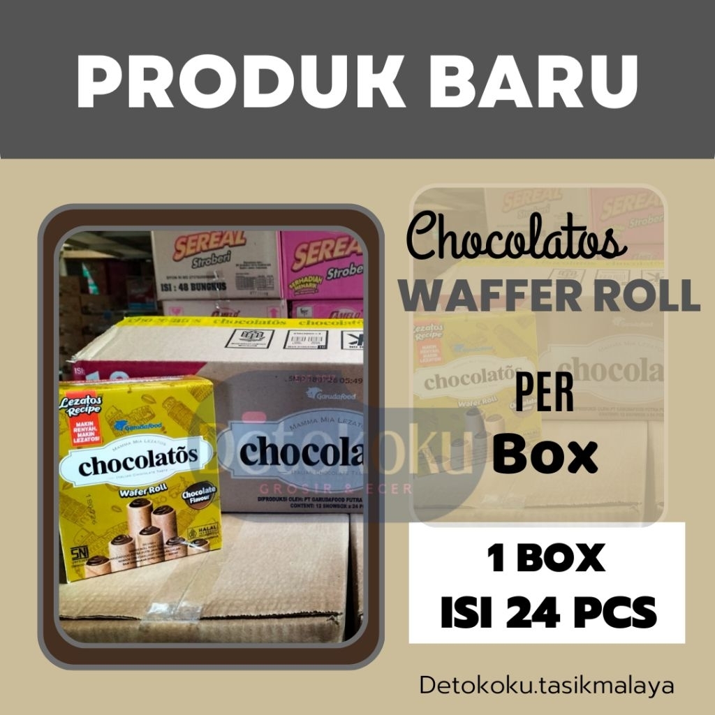 Chocolatos - Waffer Roll [PER BOX] | Shopee Philippines