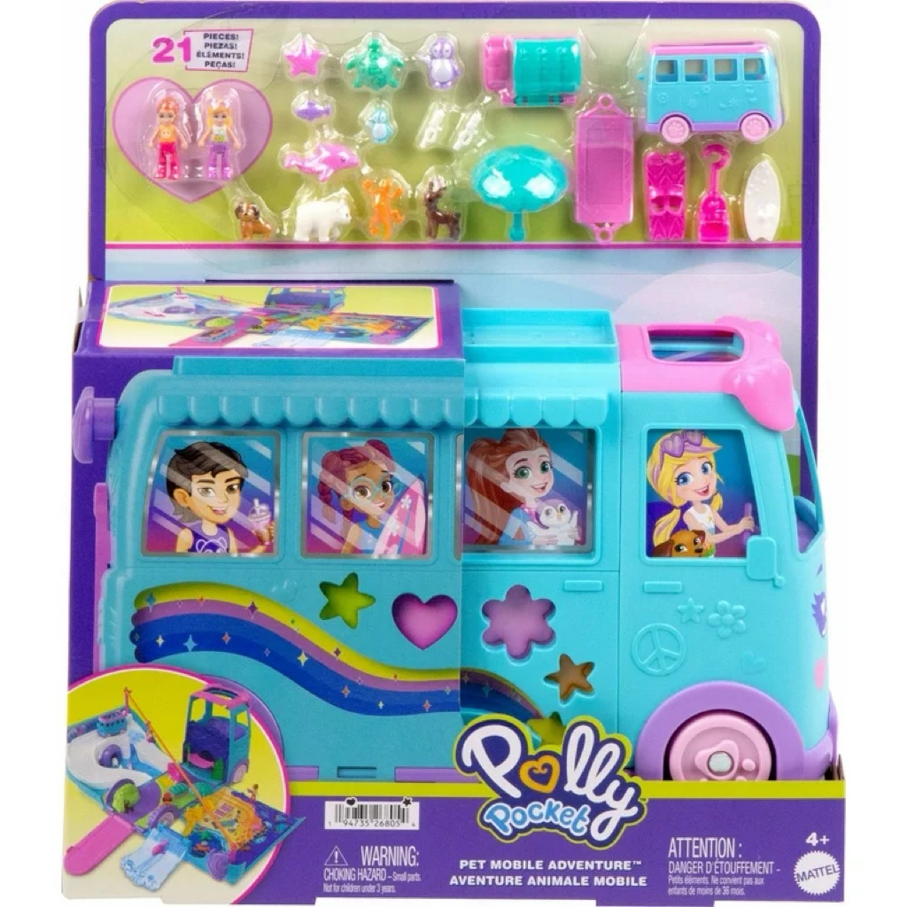 Polly Pocket Pet Adventure Mobile Playset | Shopee Philippines