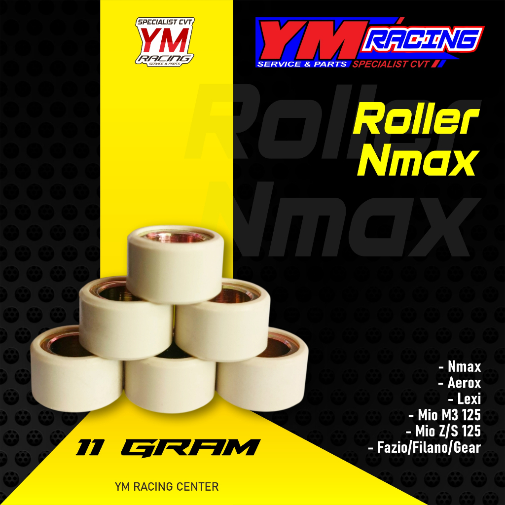 NMAX ROLLER 11 GRAM 1 SET CONTAINS 6 ITEMS / 11 GRAM AEROX ROLLER ...