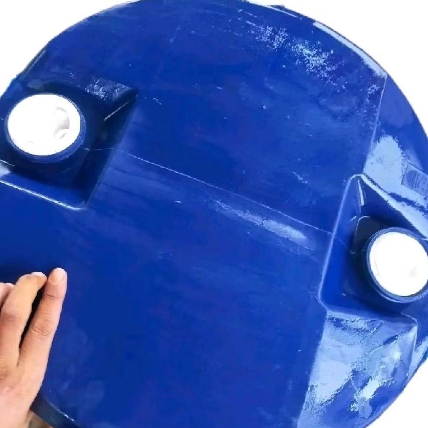 200 Liter plastic drum cover. (biru). Thick hdpe material, durable for ...