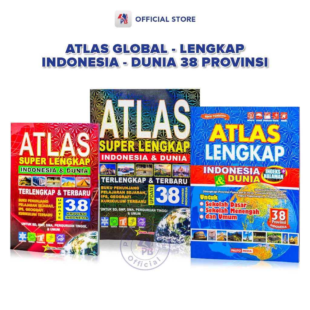 Latest Edition of the Atlas of 38 Provinces / Complete Atlas of ...