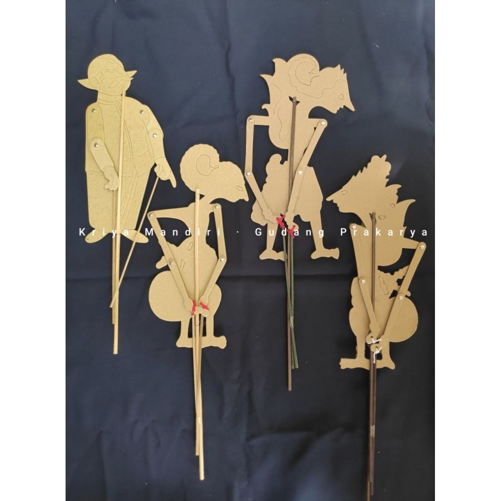 Hardboard cardboard paper puppets (ALREADY PRINTED) painted puppets ...