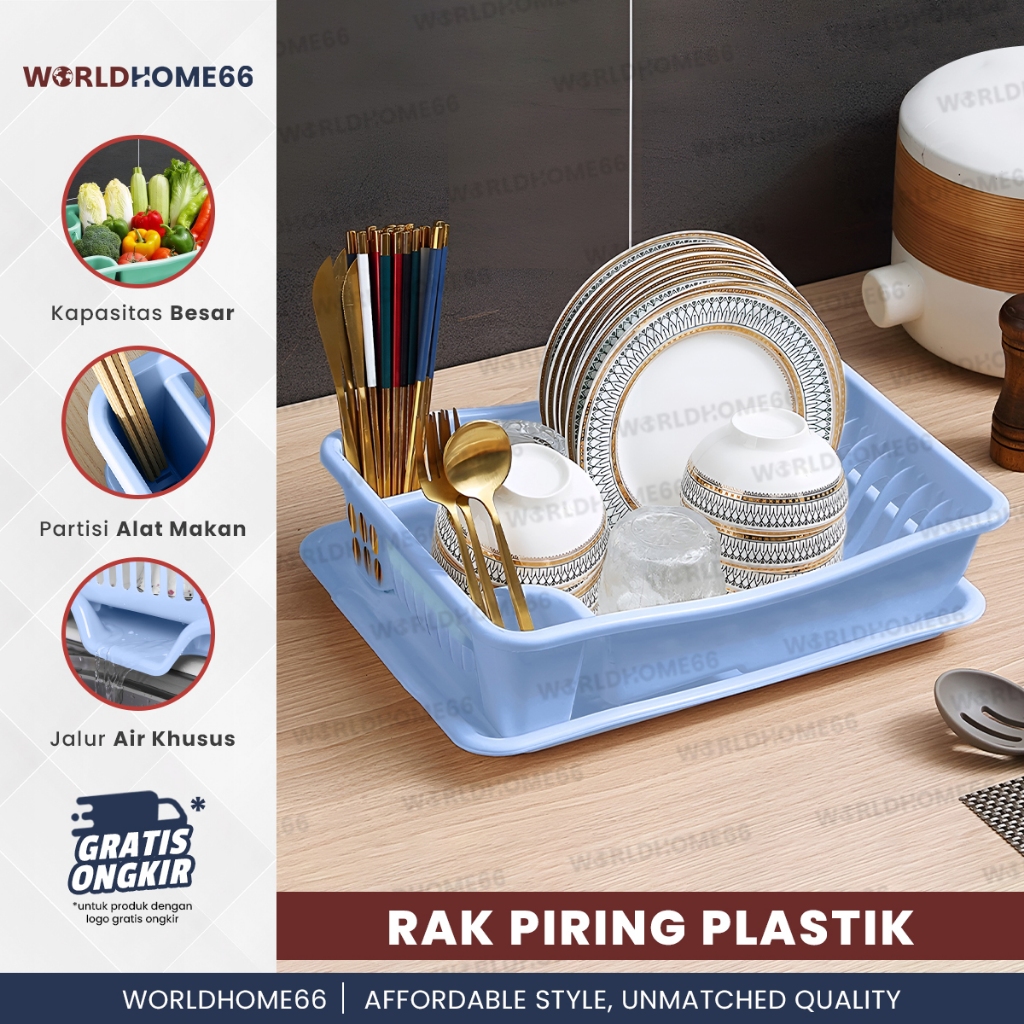 Color Plastic Dish Rack With Kitchen Dish Rack Drainer - Basin Dish ...