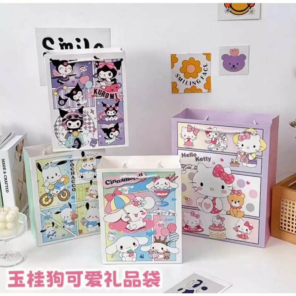 PAPERBAG SANRIO SIZE L GIFT POUCH SANRIO PAPER BAG LARGE PUMPKIN SIZE L ...