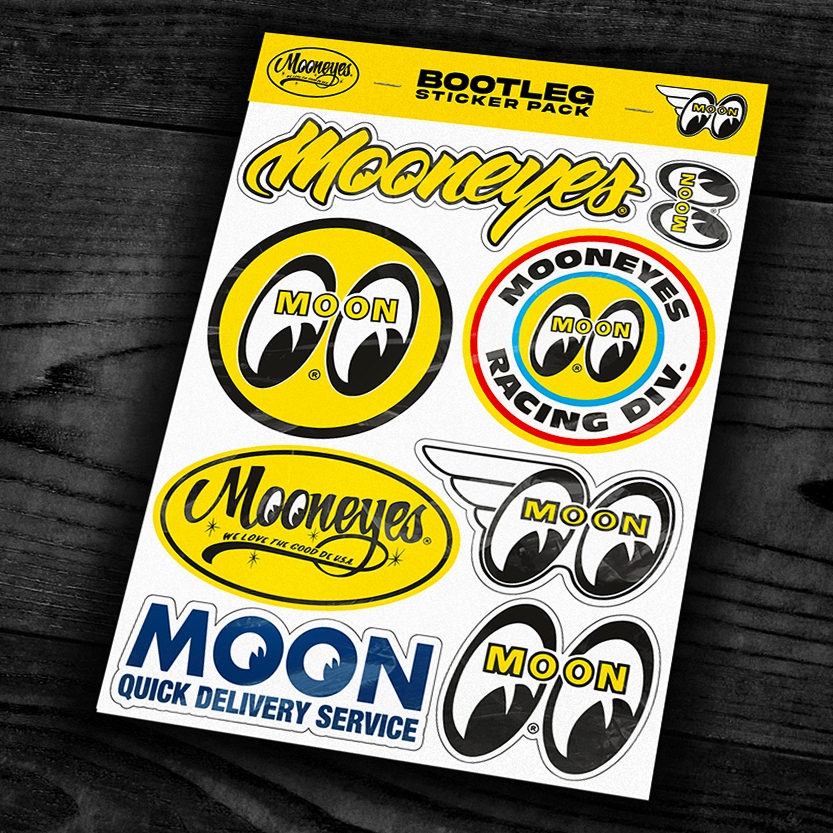 MOONEYES - MOONEYES Sticker Pack (BOOTLEG) | Shopee Philippines