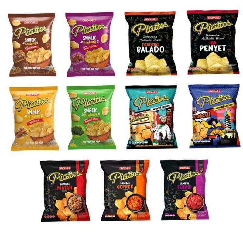PIATOS POTATO SNACK ALL FLAVOR VARIANTS 70g [ PCS ] | Shopee Philippines