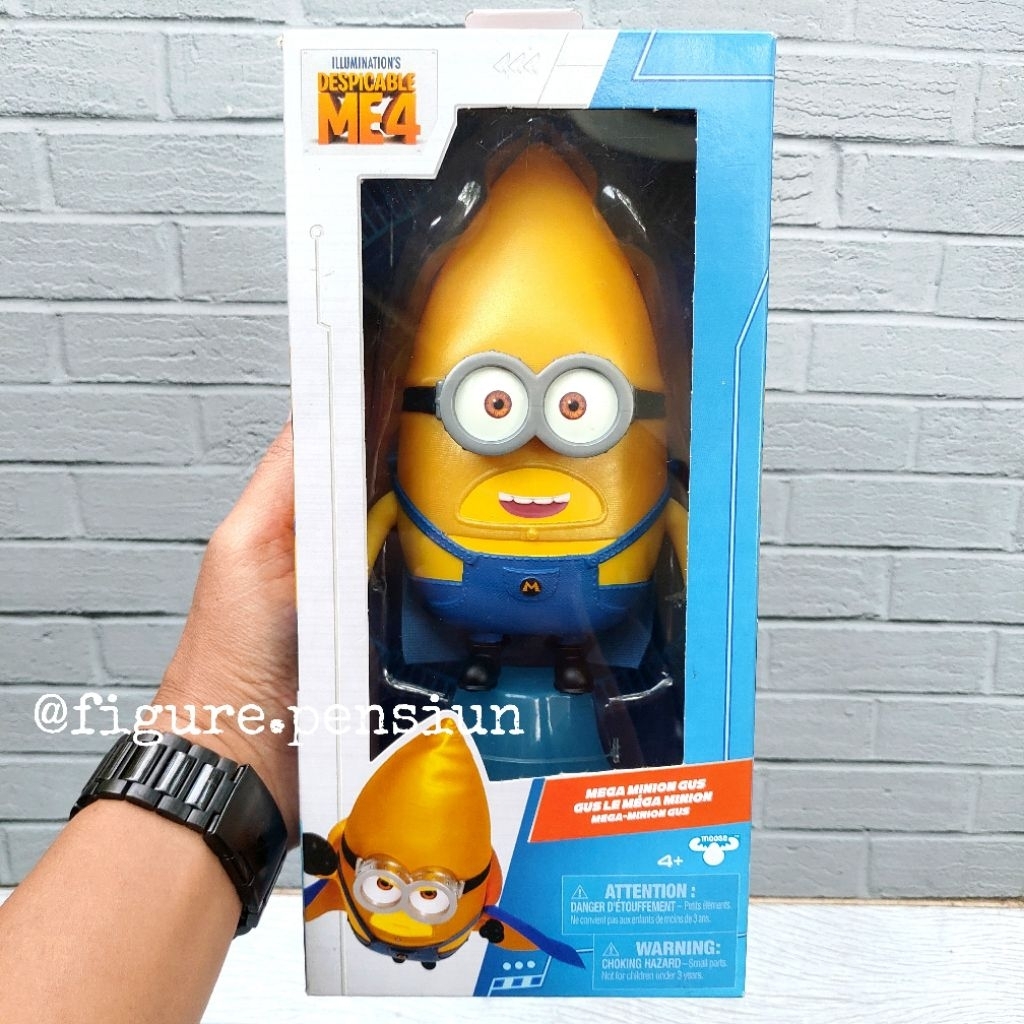 MOOSE TOYS DESPICABLE ME4 MEGA MINION GUS MINIONS ORIGINAL ACTION ...