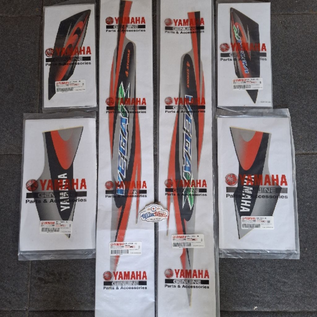 Grapik trim striping Strip full set old vega R old black silver 2005 ...