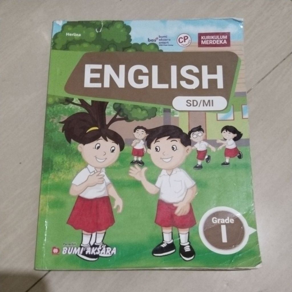 ORI BOOK ENGLISH BOOK CLASS 1 SD PUBLISHER BUMI AKSARA INDEPENDENT ...
