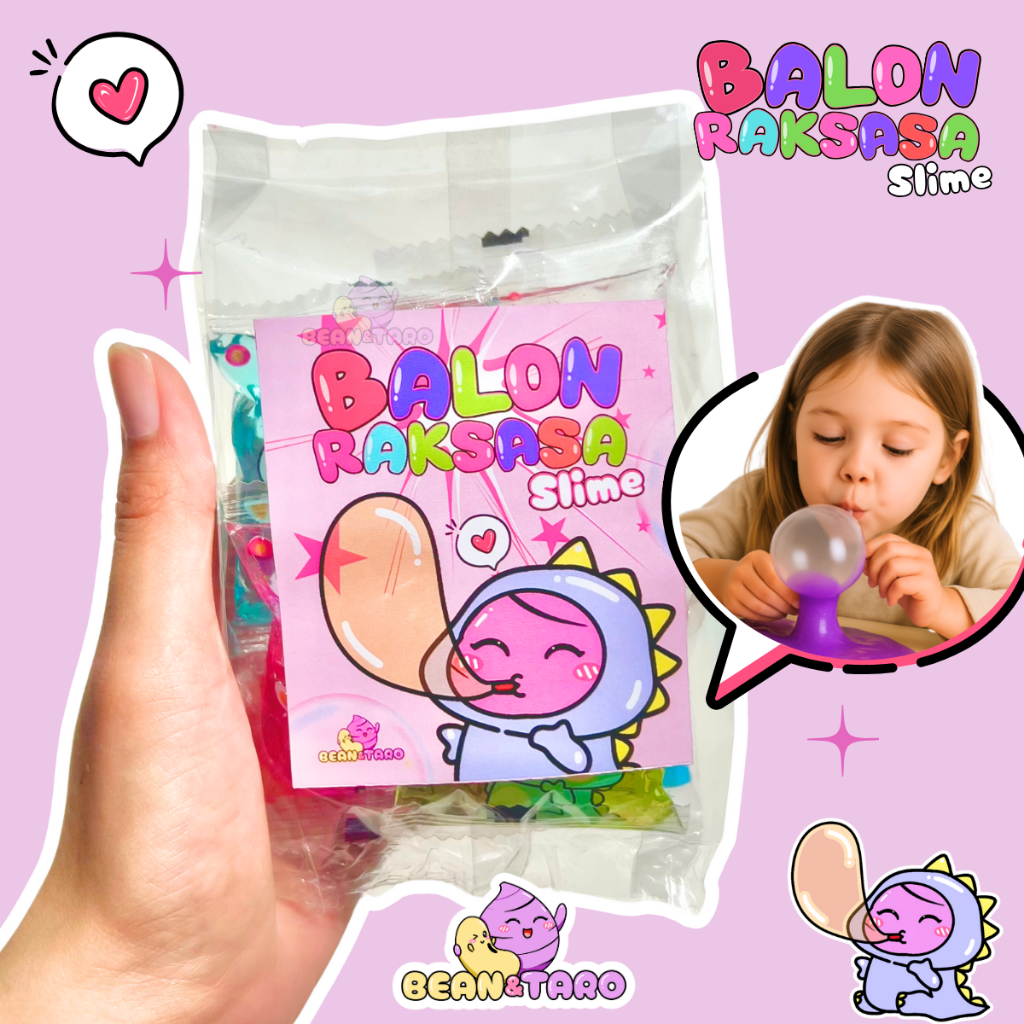 GIANT SLIME BALLOONS CONTAINS 4 BY SLIME BINTARO || JIGGLY SLIME ...