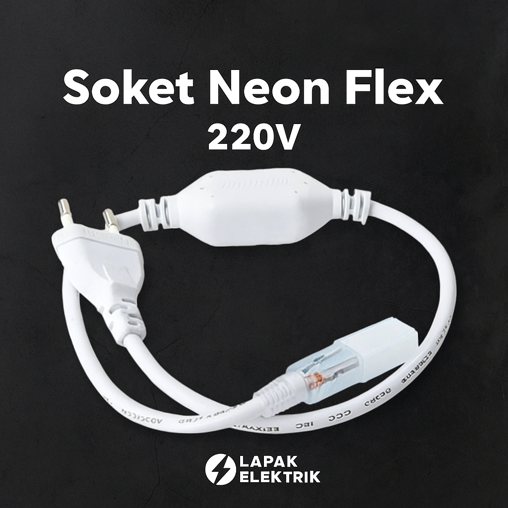 220v Led Neon Flex Light Socket Clip Model Flexible Flex Neon Plug ...