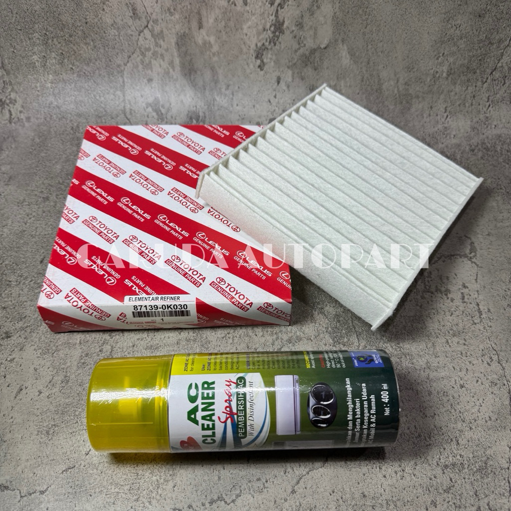 AC filter package + Zone AC Cleaner Innova Reborn Fortuner Vrz Hilux ...