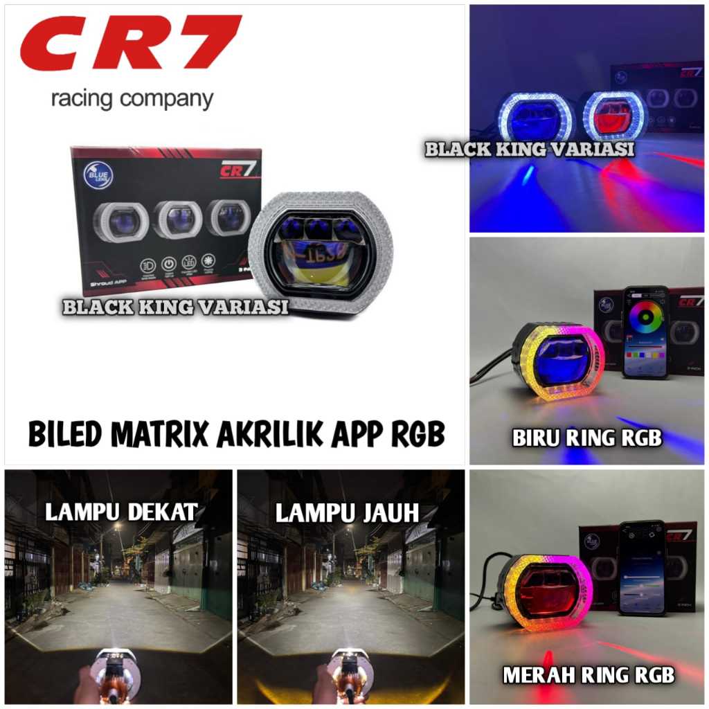 Biled Matrix 4.5 inch Projector Lamp Biled Crystal Matrix RGB 4.5 inch ...