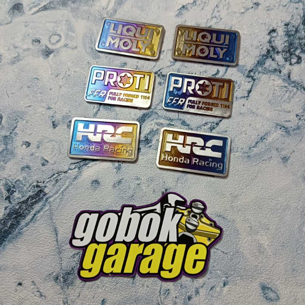 TITANIUM EMBLEM LID COVER SENSOR PROTI HONDA VARIO PCX BEAT SCOOPY ...