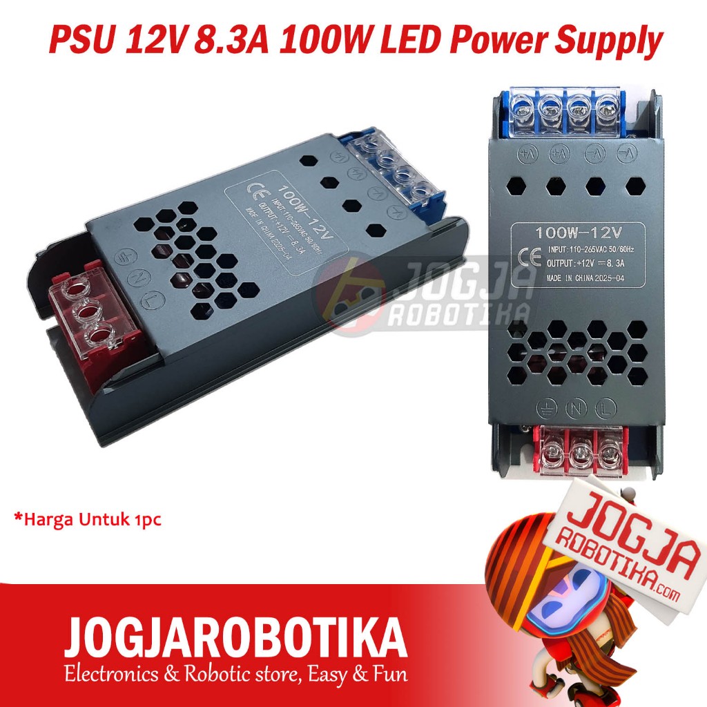 PSU 12V 8.3A 100W LED Power Supply SMPS Switching Adapter | Shopee ...