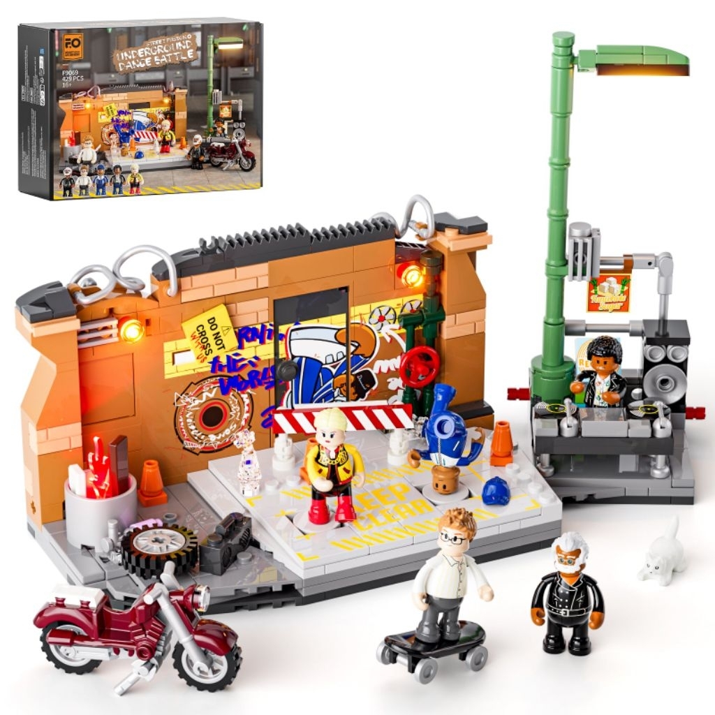 Lumibricks Funhole F9069 Underground Battle Dance 429pcs Premium Brick ...