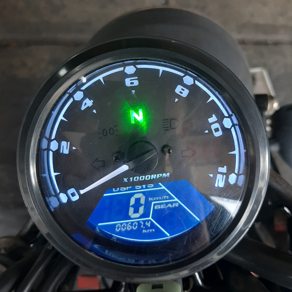 MOSS SPM 004 BABON LED DIGITAL SPEEDOMETER SPEDO + UNIVERSAL MOTORCYCLE SENSOR | Shopee Philippines