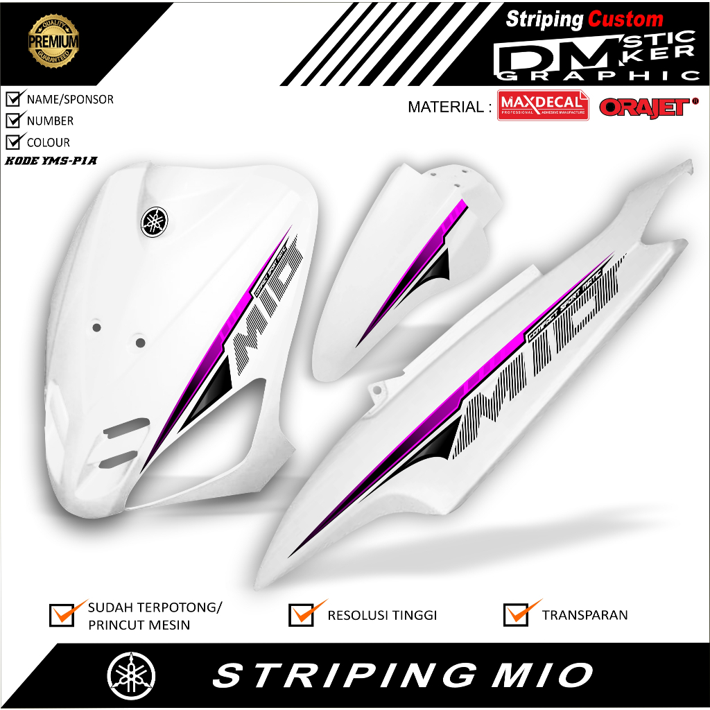 MIO STRIPING VARIATIONS CODE YMS-P1 | Shopee Philippines