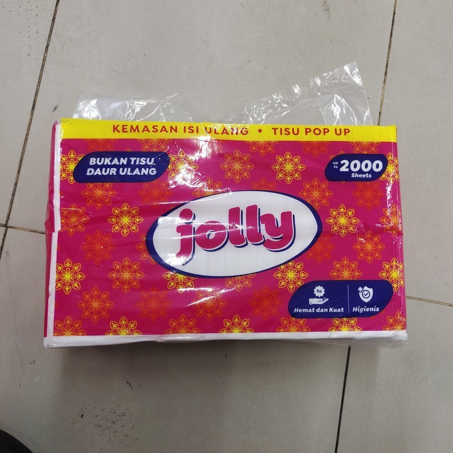 [ 3 pcs ] jolly facial Tissue 1000s pop up refill Tissue small Tissue ...