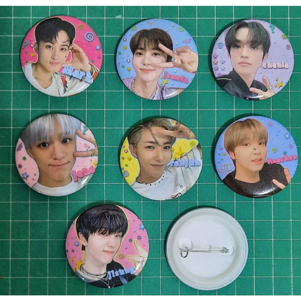 Freebies Kpop PIN BROS NCT DREAM Full Member OT7 (1 package contains 7 ...