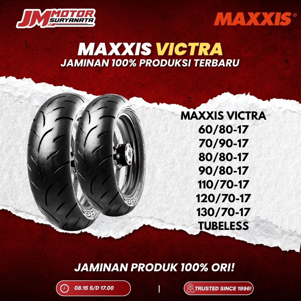 *BONUS VALVE FREE TO CHOOSE* MAXXIS VICTRA RING 17 TIRES (60/80-17) (70 ...