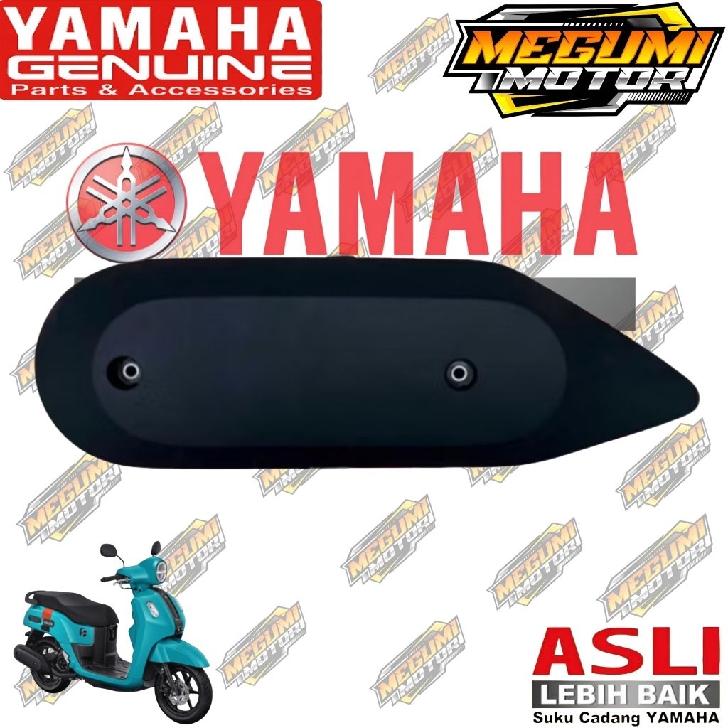 YAMAHA FAZZIO 125 ORIGINAL EXHAUST PROTECTION SHIELD COVER YGP BEJ ...