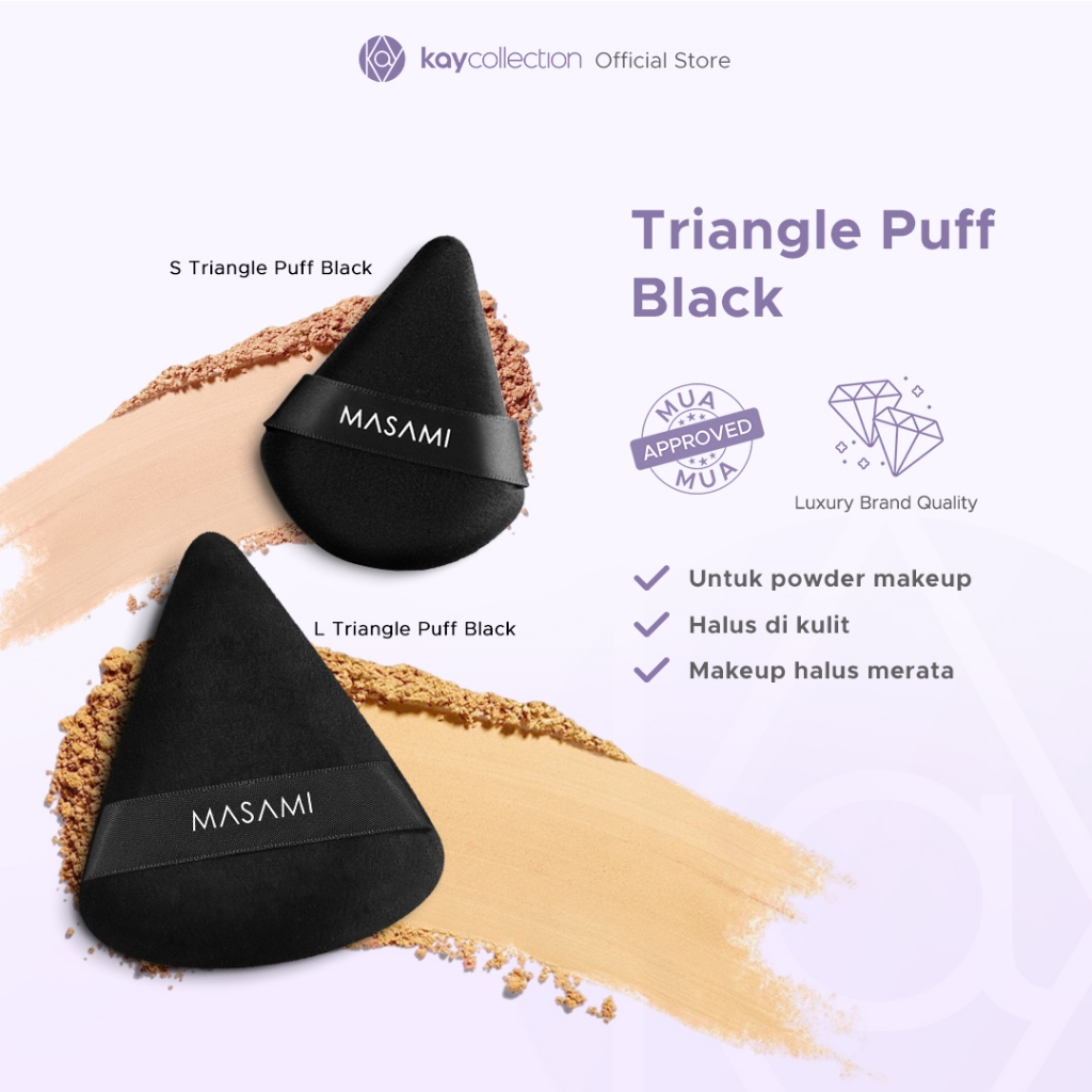 Masami Triangle Puff / Ultra Triangle Puff / Slim Triangle Puff / Loose ...