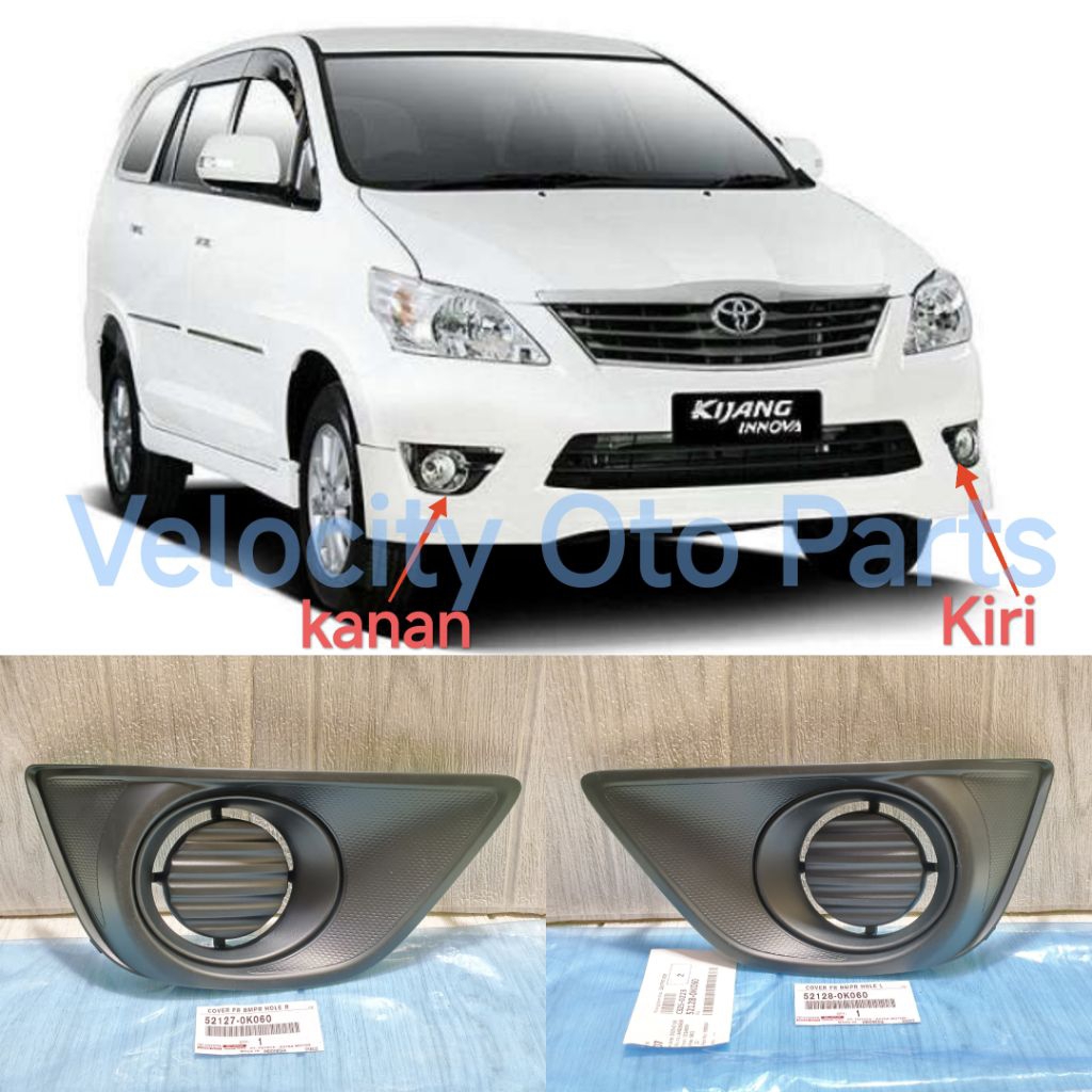Original Toyota Grand New Kijang Innova Foglamp Cover | Shopee Philippines