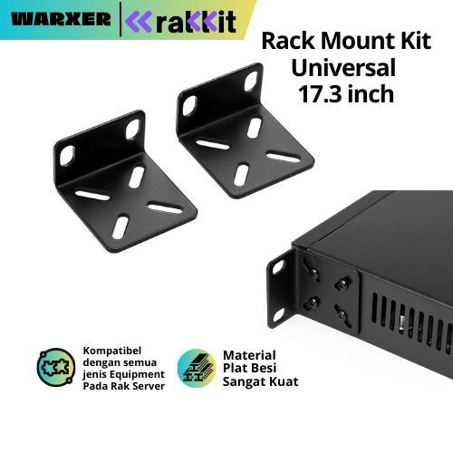 ASSEMBLY Rackmount Ear Server Rack Kit Ear Bracket Mikrotik Cisco Vsol ...