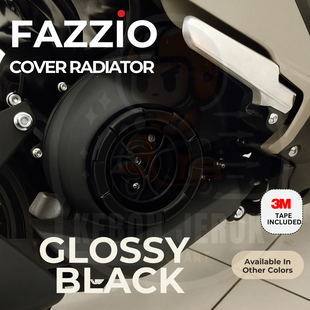 Garnish Cover Radiator Fazzio Glossy Black Sleek Look Kebon Orange ...