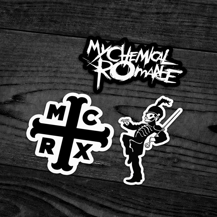 MY CHEMICAL ROMANCE / MCR - Sticker Band MY CHEMICAL ROMANCE (BOOTLEG ...