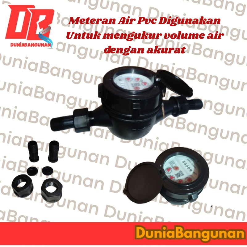 1/2 Inch PVC Water Meter / Original PDAM PAM Water Meter | Shopee ...