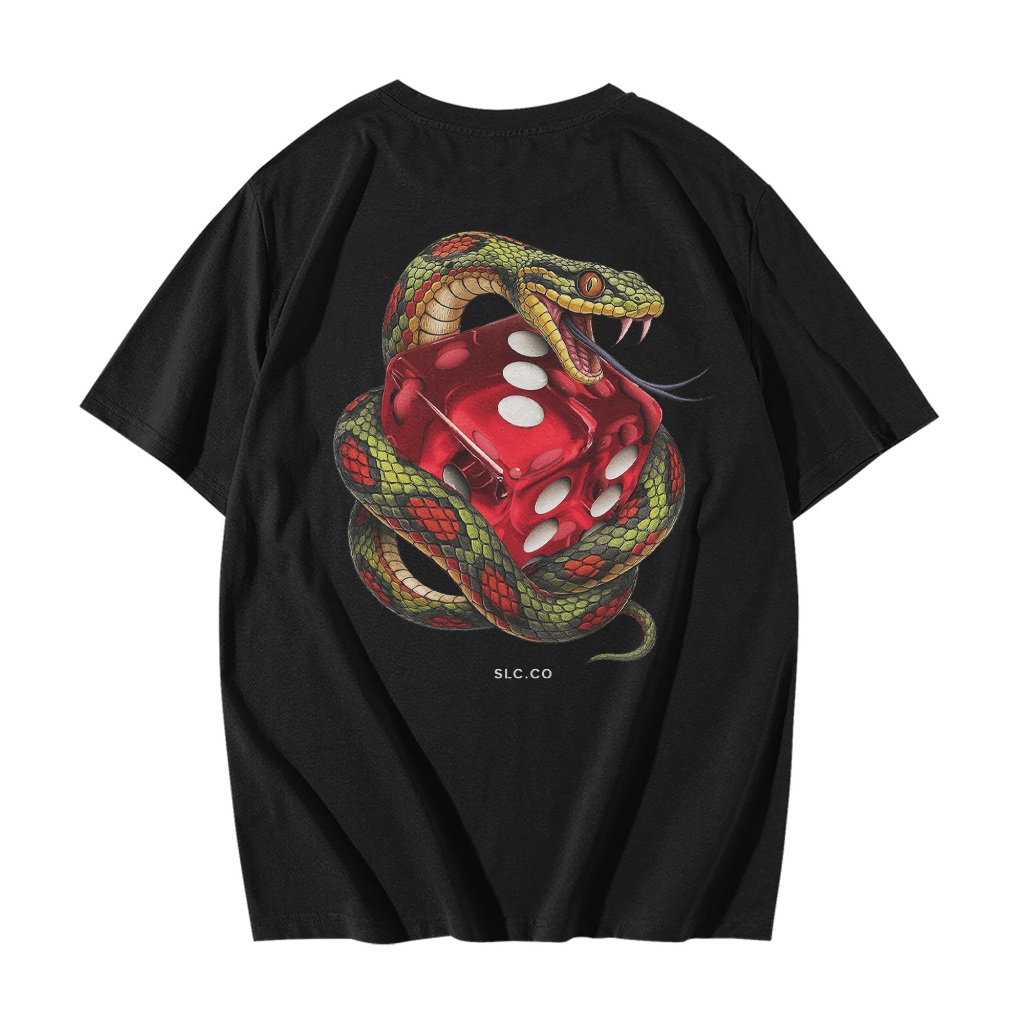 Sillco Black T-Shirt "Drakon Kybos" Cotton Combed 24s | Shopee Philippines