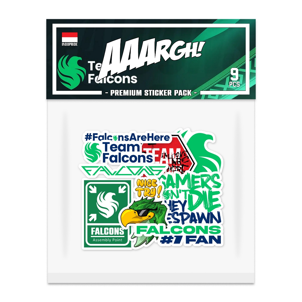 TEAM FALCONS Sticker Pack vol. 1 (Falcons Are Here) | Shopee Philippines