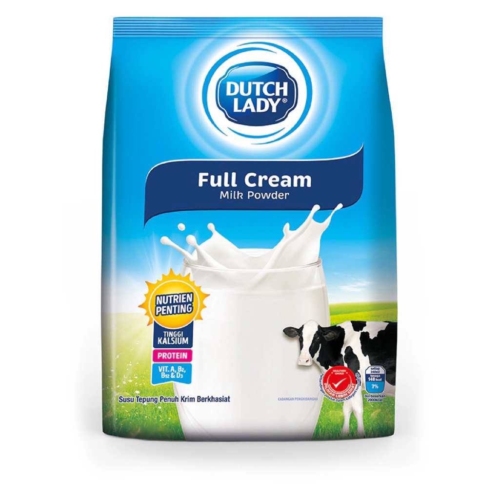 Dutch Lady Full Cream Milk Powder & Dutch Lady Milk Chocolate Powder ...