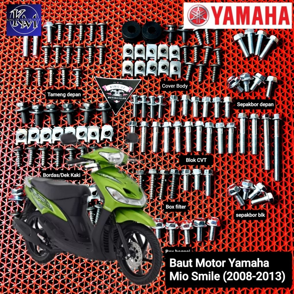 Yamaha Mio Smile Body Bolts/Mio Smile fullset Bolts - Yamaha Mio Smile ...