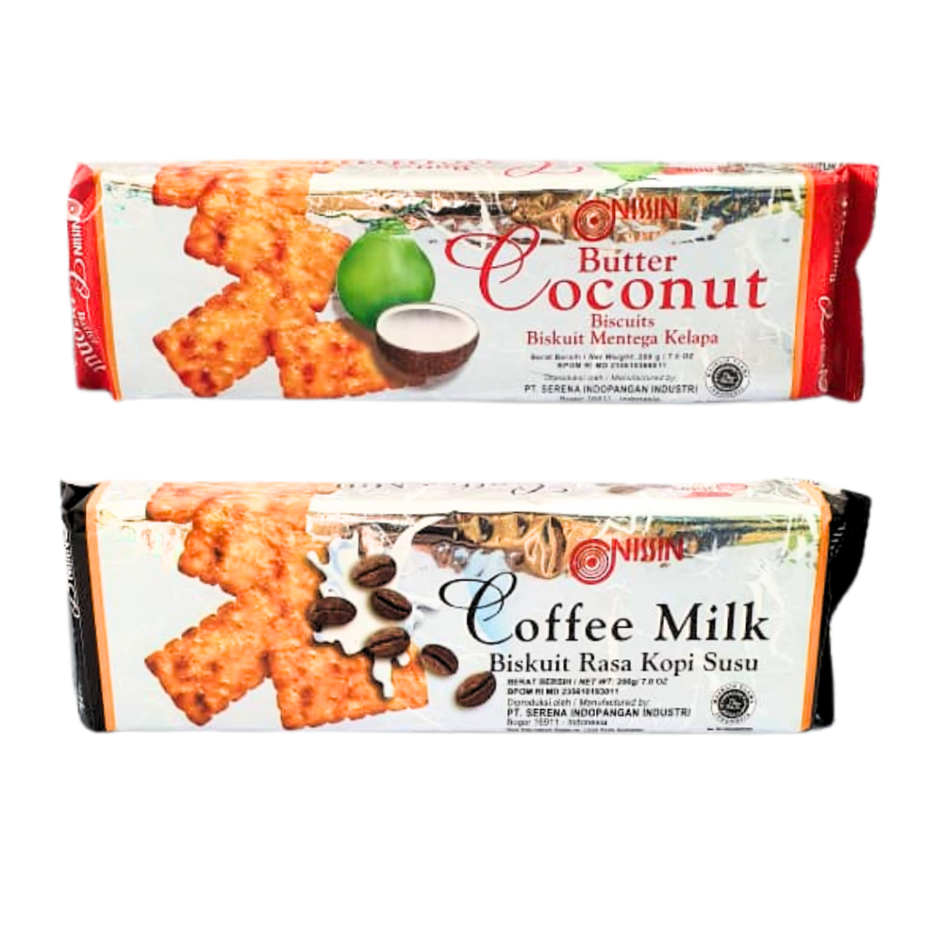 Nissin Coffee Milk Butter Coconut Biscuits 200 grams | Shopee Philippines