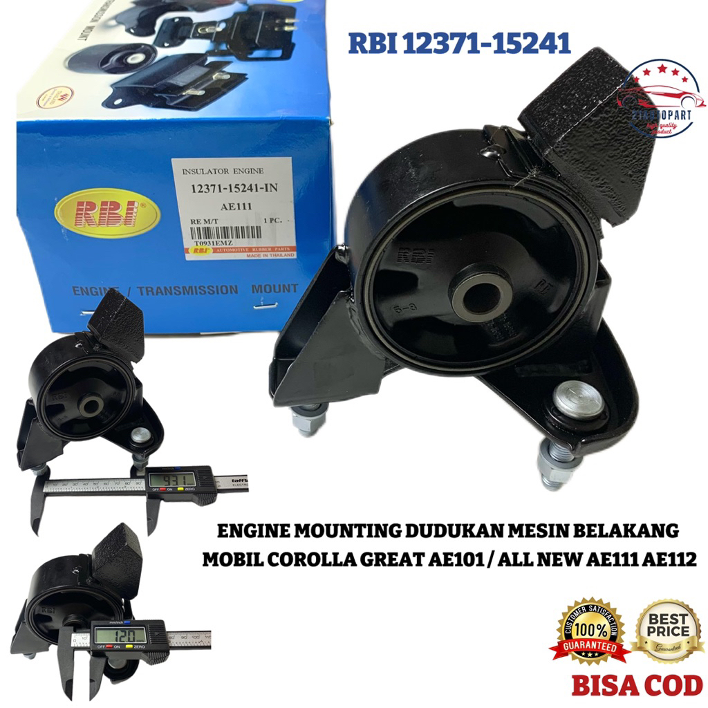 MESIN Engine Mounting REAR Engine Mount for Corolla Great / All New ...