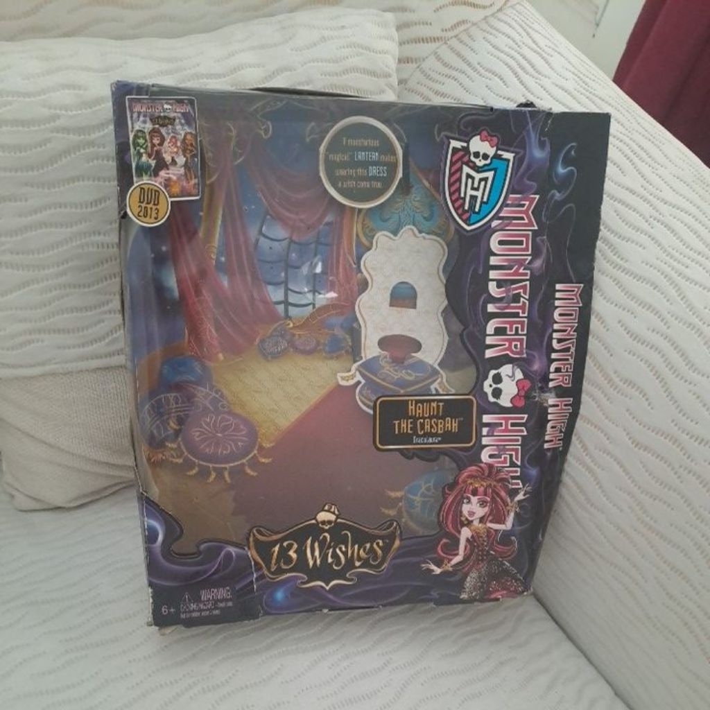 Empty Box Monster High Draculaura 13 wishes original Mattel Box (read ...