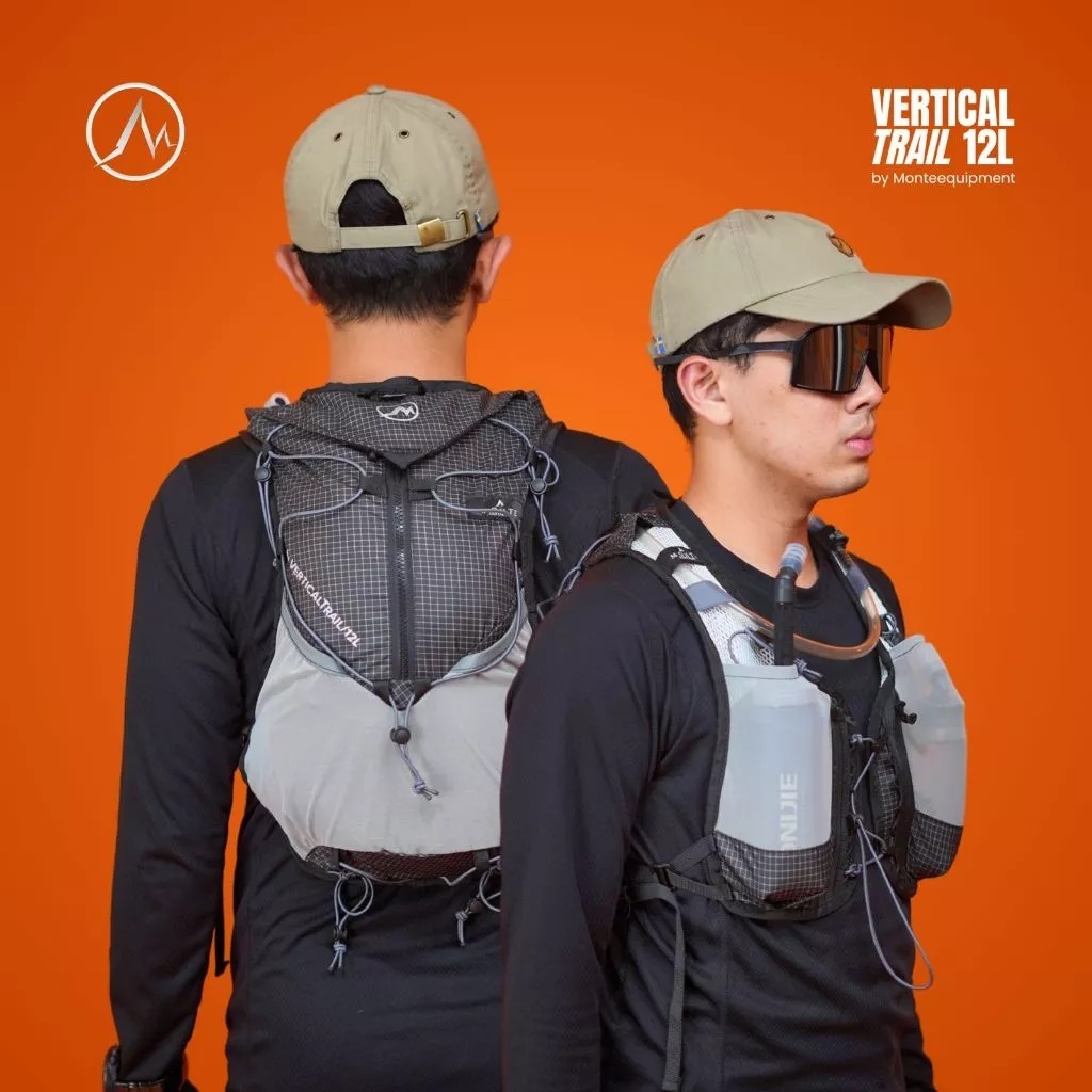Monte Equipment Hydropack Backpack - Running Packs Vertical Trail 12 L ...