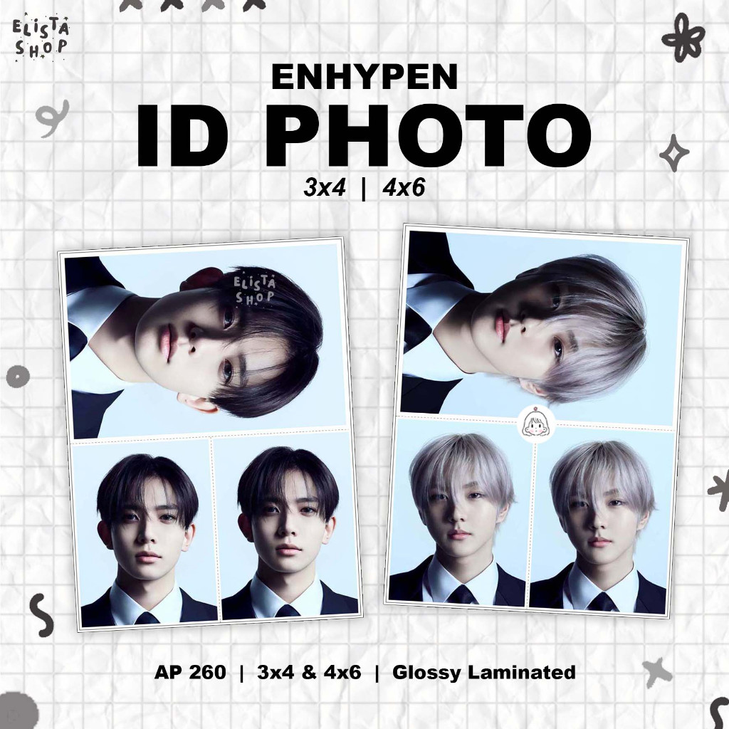 Enhypen Id Photo Unleash 3x4 4x6 | Shopee Philippines