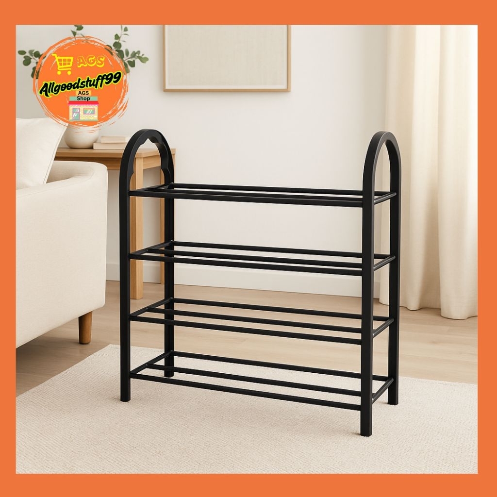4-Tier Sandal Shoe Rack / Multipurpose Shoe Rack | Shopee Philippines