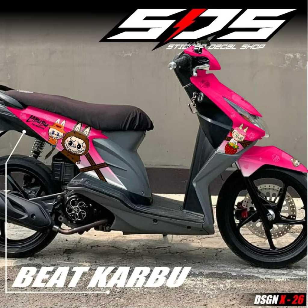 Full Body Honda Beat Karbu Decal Sticker - Full Body Beat Striping ...