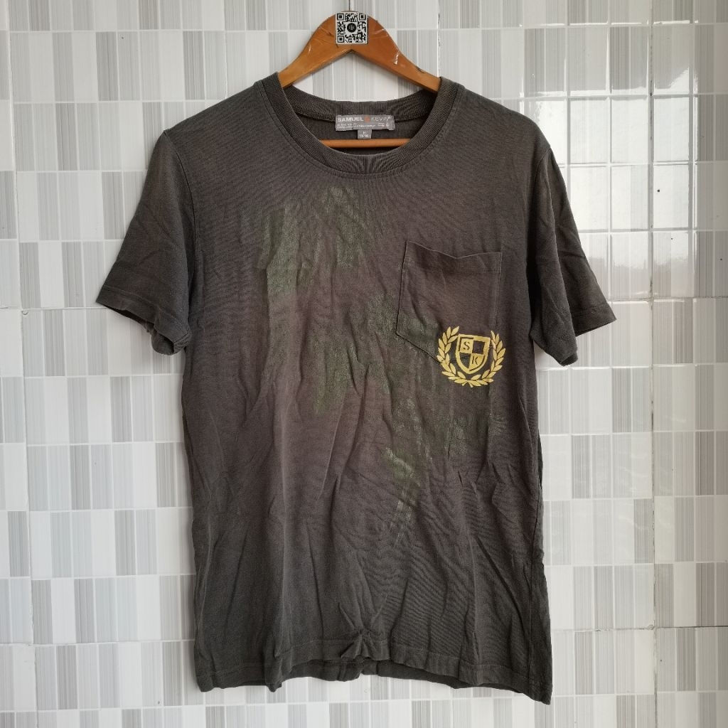 A024. SAMUEL KEVIN BROWN T-SHIRT SIZE L PRELOVED | Shopee Philippines
